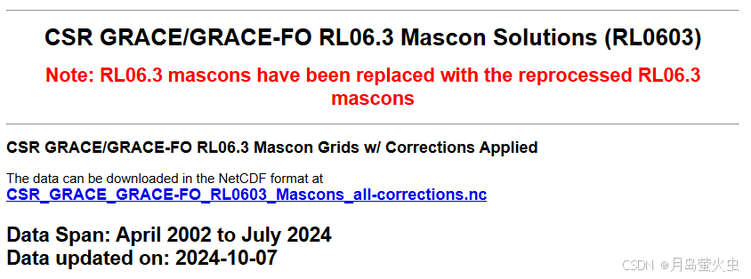 GRACE Mascon数据提取与插值补齐（附完整代码-CSDN博客