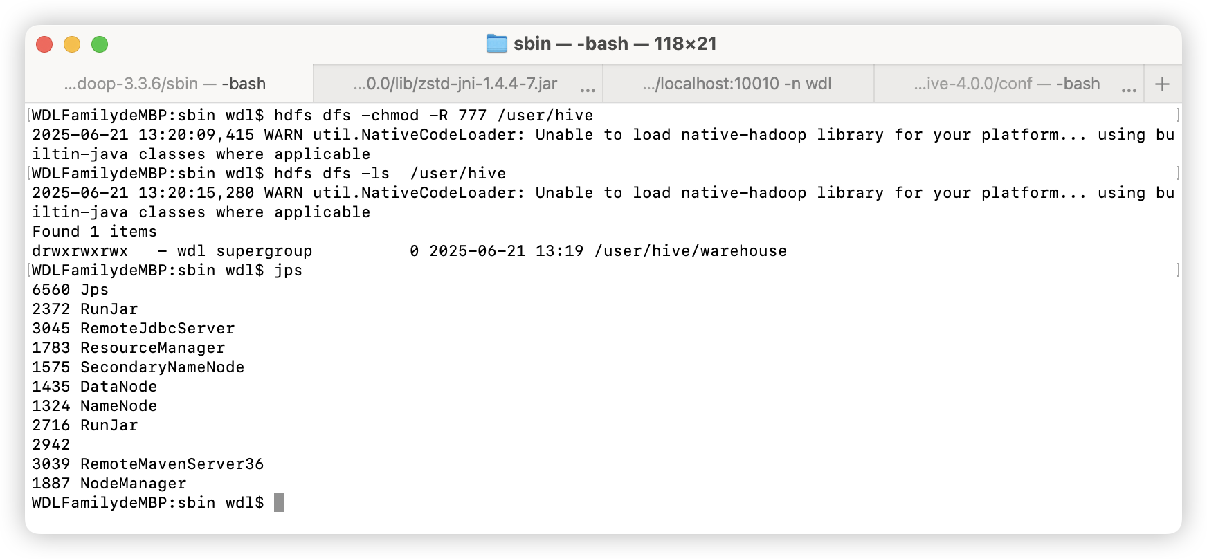MacOS本地部署Hive4.0.0相关步骤、问题和解决办法_mac本地hive-CSDN博客