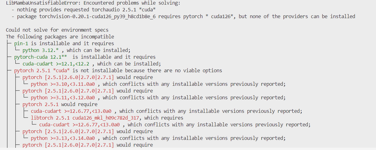 【未解决】Python3.12环境下anaconda安装pytorch（GPU版本），按照官网提供的命令安装但cuda无法使用_python3.12可以使用anaconda-CSDN博客