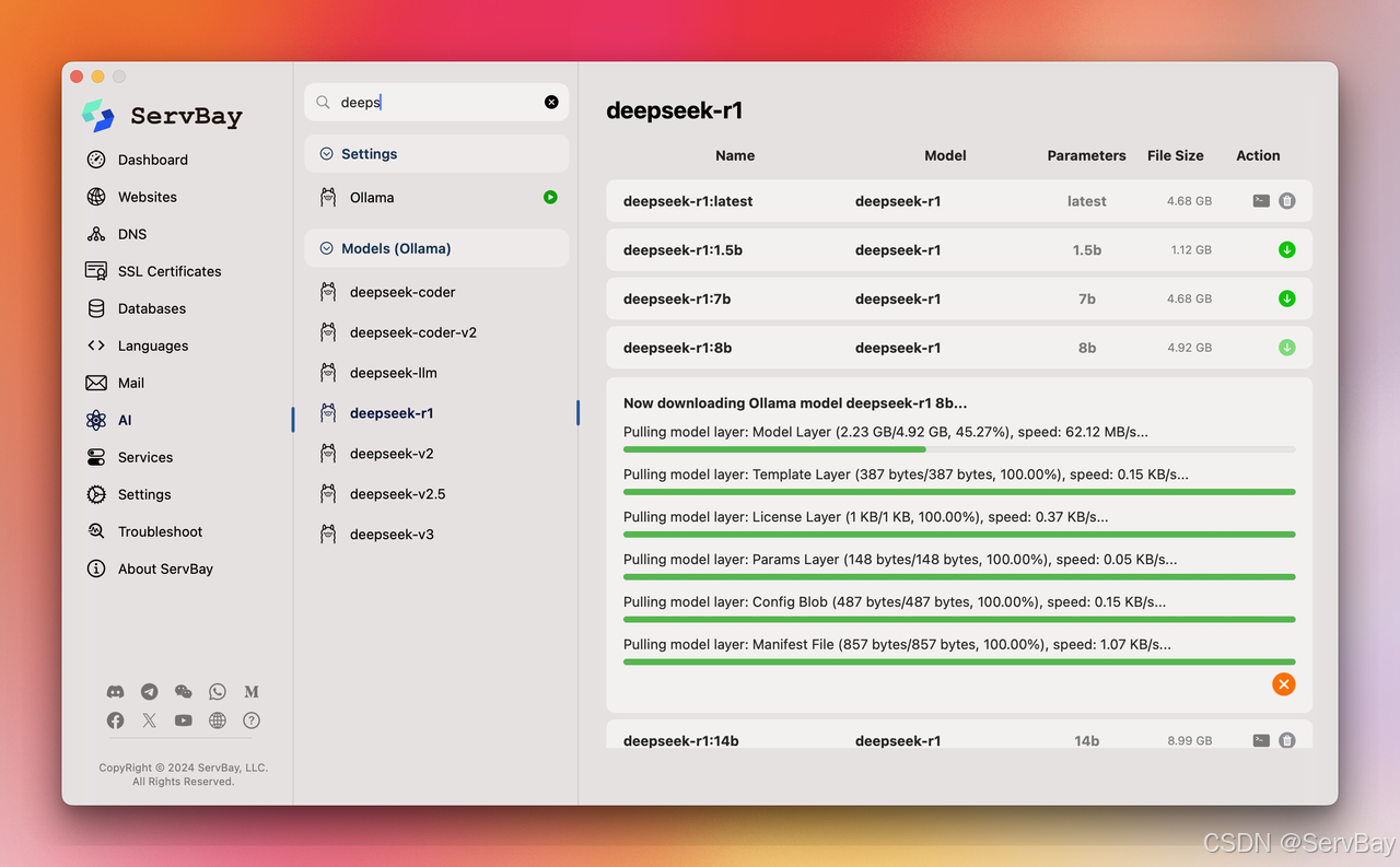 ServBay 1.9.0发布：Ollama支持-CSDN博客