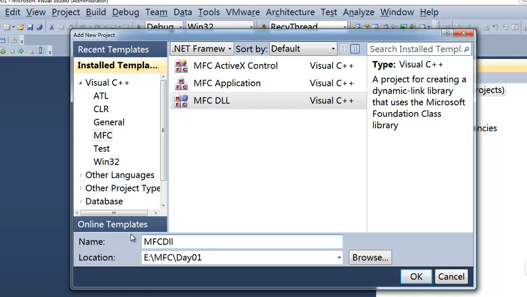 day1【MFC框架：MFC的库程序 】_mfc库-CSDN博客