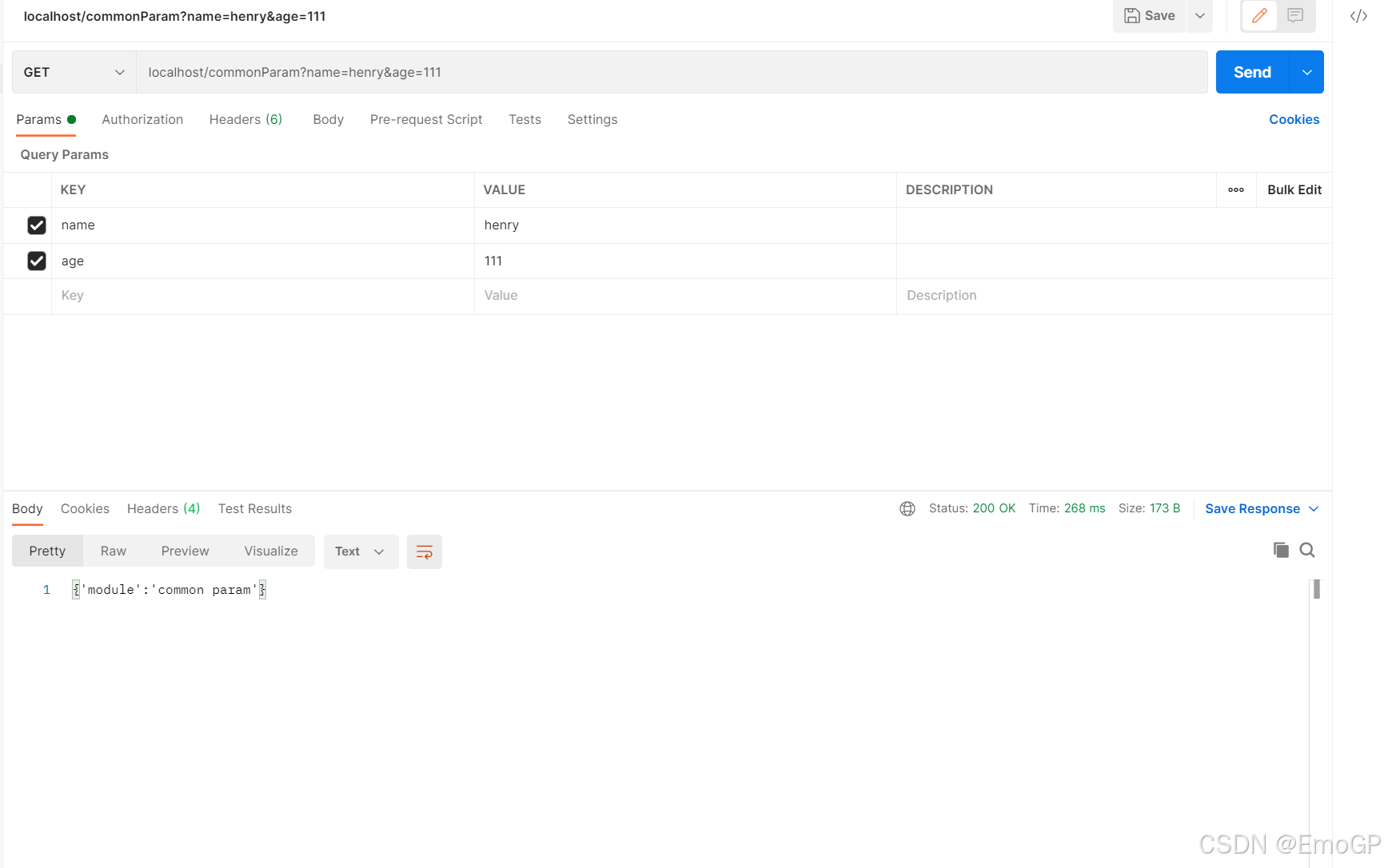 get请求与post请求发送普通参数-CSDN博客