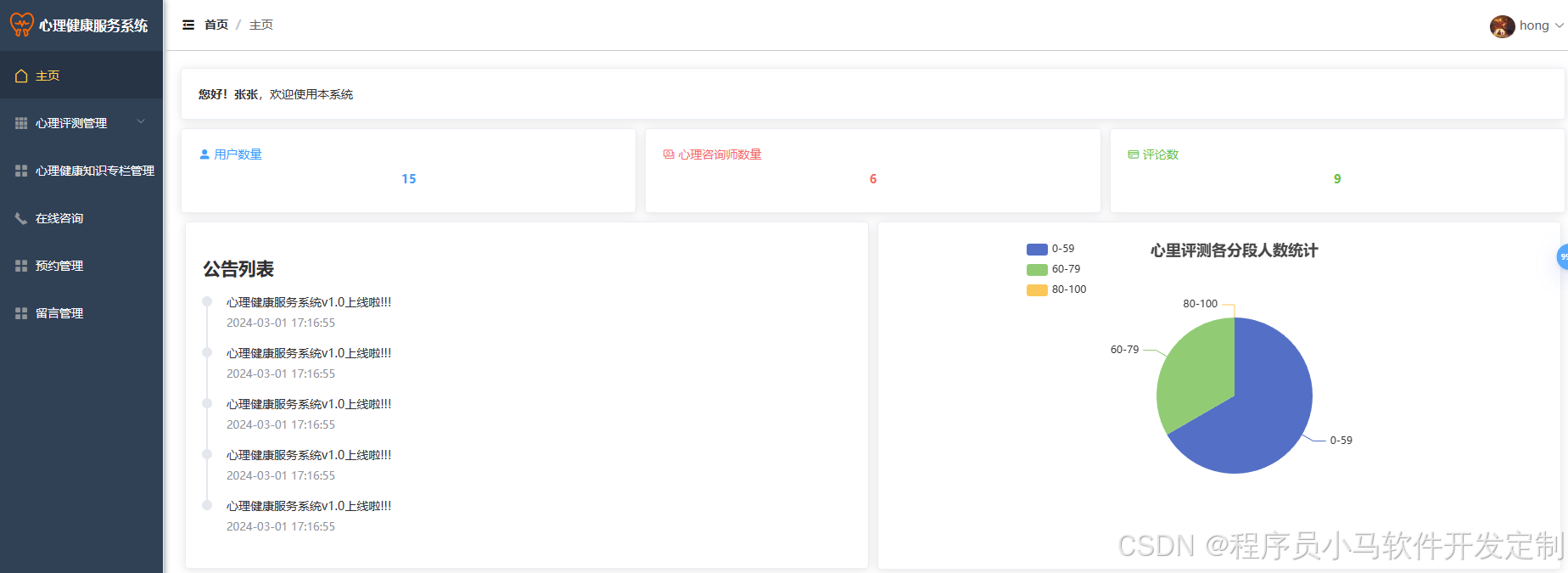 基于spring Boot的心理健康服务系统的设计与实现 毕业论文终稿初稿拟题审批表任务书开题报告进展情况记录表维普检测查重报告基于 Springboot 的心理健康服务管理系统
