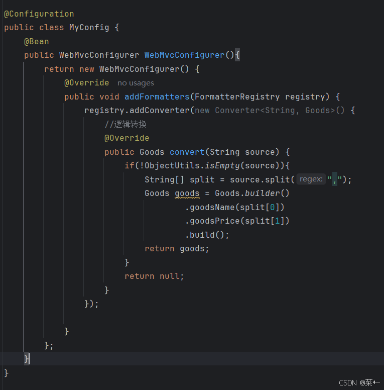 转换器的定义、注册和创建_org.springframework.cglib.core.converter-CSDN博客