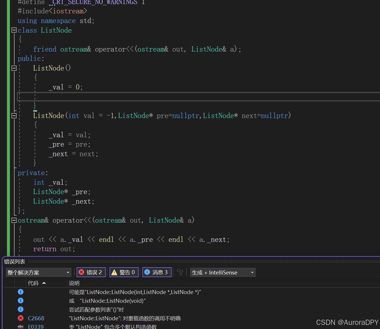 C++——默认成员函数_c++ 成员变量会默认初始化吗-CSDN博客
