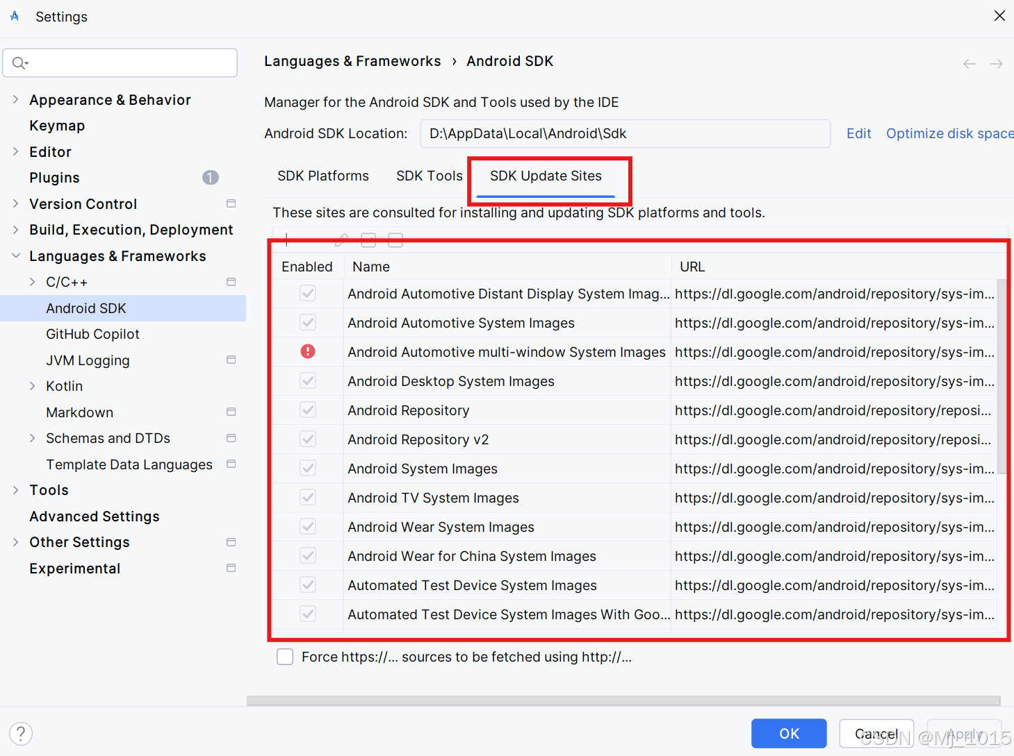 Win11 Android Studio中创建虚拟设备显示no system images available. Are you connected...怎么办？-CSDN博客