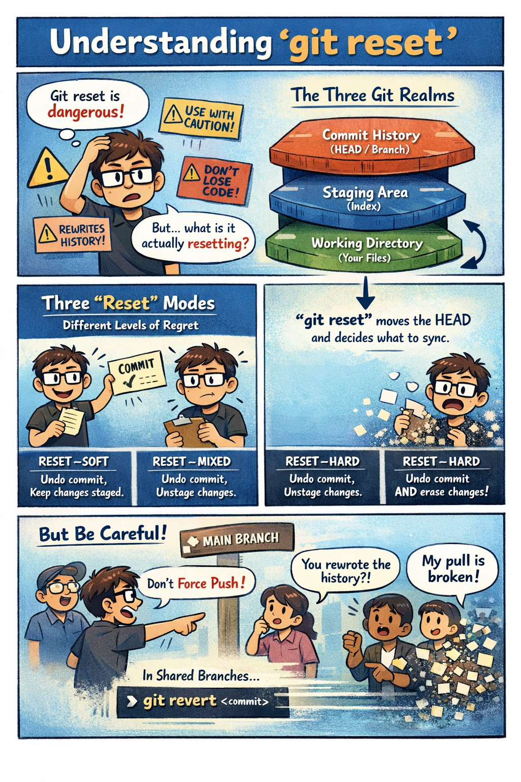 【git reset】我终于真正理解了 git reset-CSDN博客