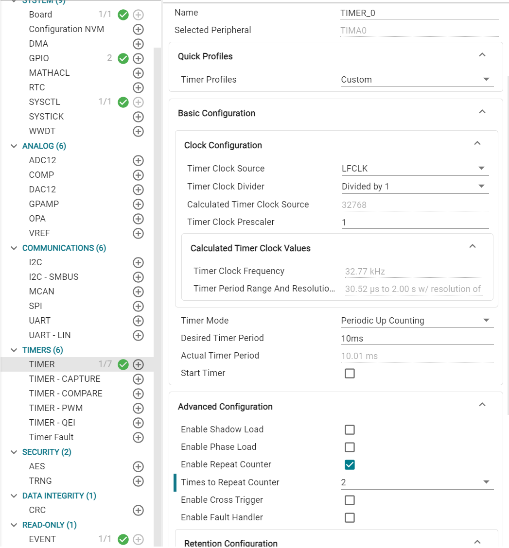 LP-MSPM0G3507学习--06定时器之一基础篇_mspm0g3507 timer-CSDN博客