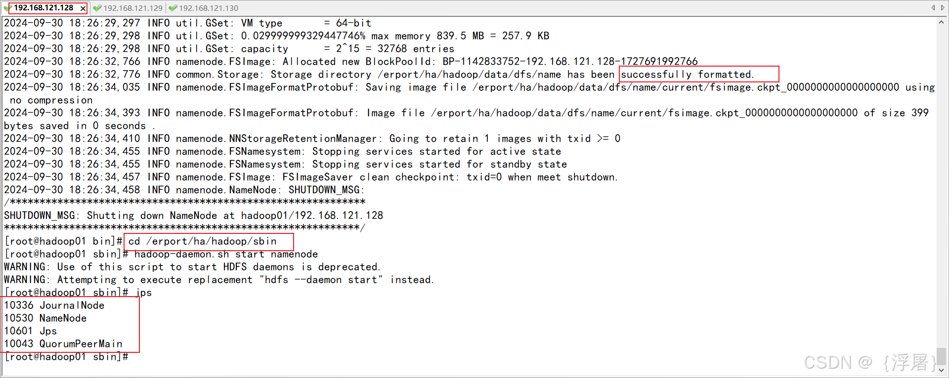 基于zookeeper安装部署下，配置 HDFS-HA 集群_hadoop hdfs ha集群如何配置-CSDN博客