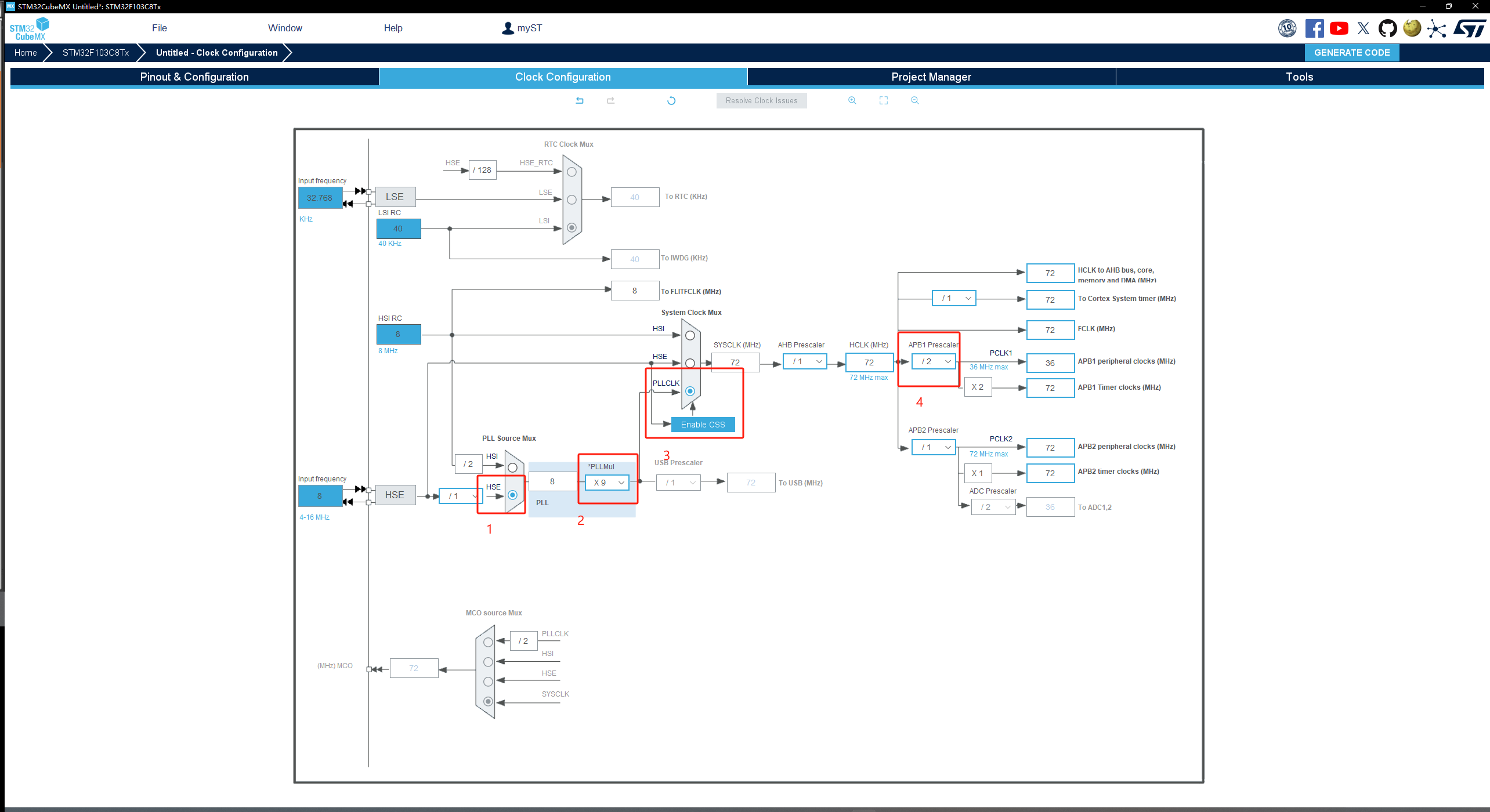 在STM32CubeMX+VSCode+PlatformIO下使用STM32F103C8T6实现串口通讯_vscode platformio开发stm32-CSDN博客
