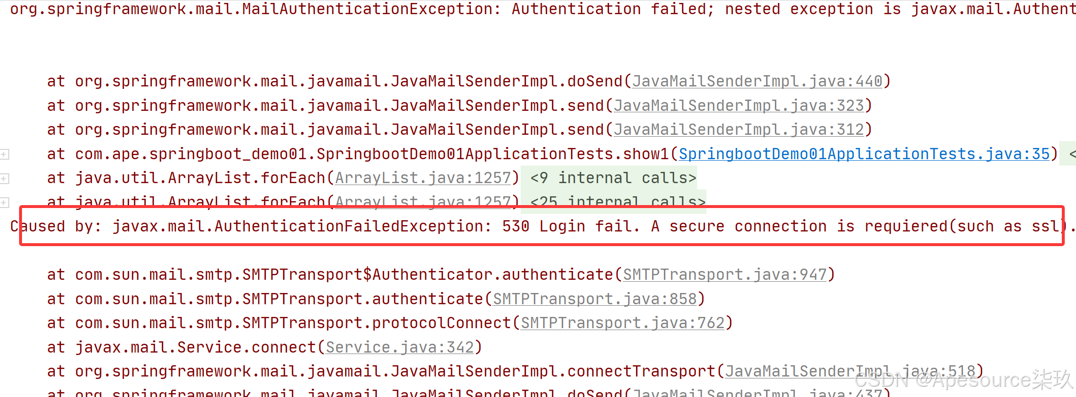 Java邮件发送出现530问题_javax.mail.authenticationfailedexception: 530 logi-CSDN博客