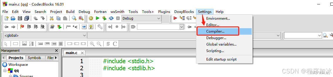 CodeBlocks安装教程-----记得点赞o_codeblocks16.01-CSDN博客
