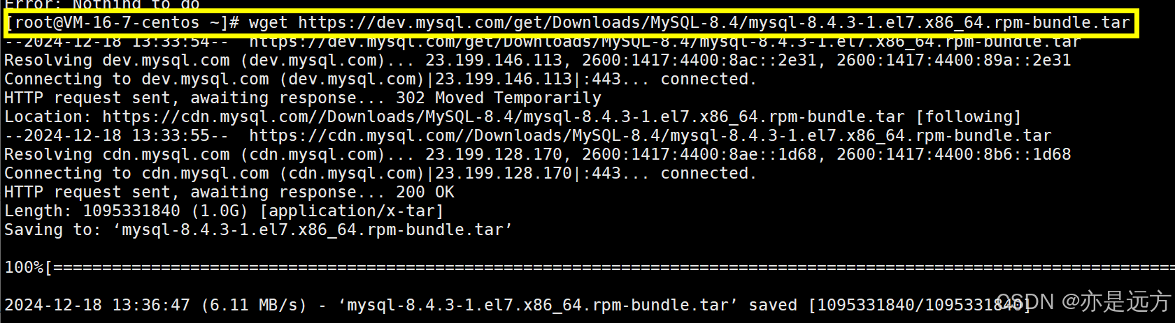 CentOS安装MySQL_centos10安装mysql-CSDN博客