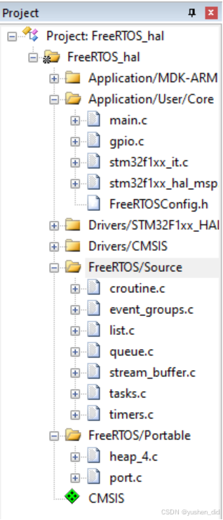 STM32F1HAL库的FreeRTOS学习_stm32f1的freertos-CSDN博客