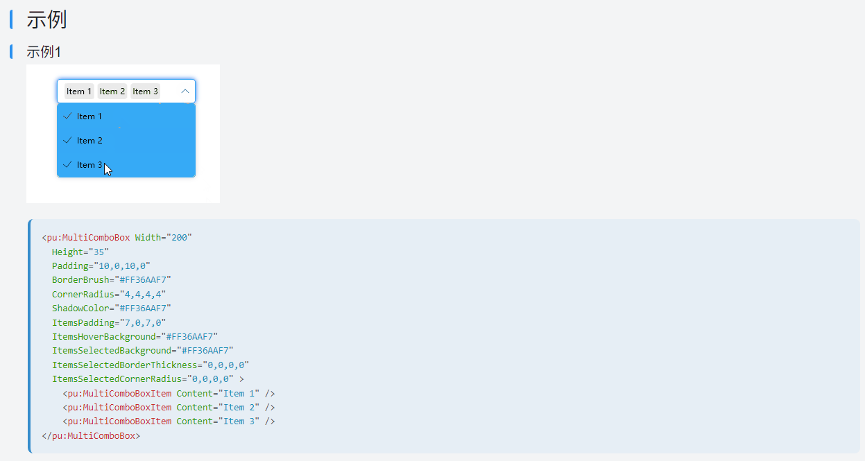 Panuon.WPF.UI 实现下拉多选框MultiComboBox-CSDN博客