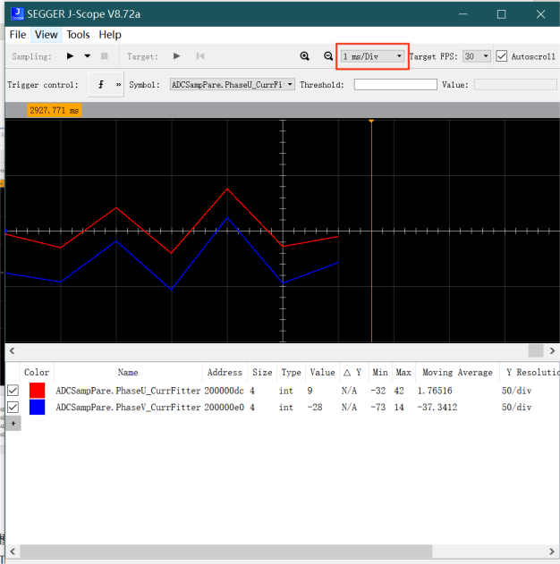 J-Scope高速采样、显示变量波形_jscope-CSDN博客