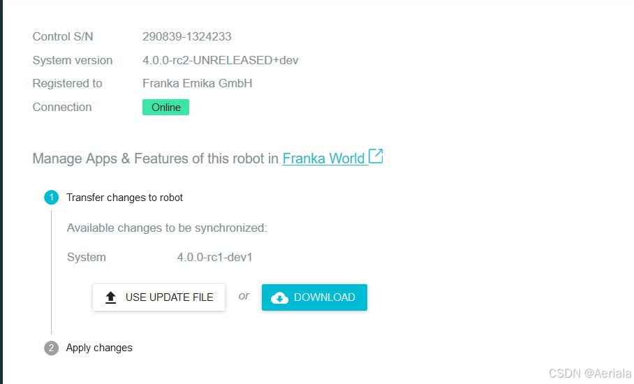 Franka 机械臂升级固件_robot.franka.de-CSDN博客