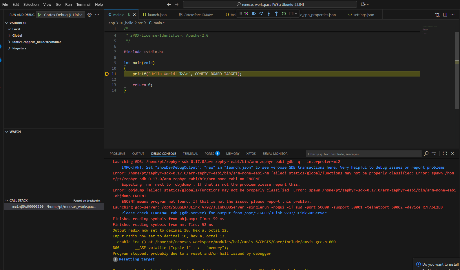 【瑞萨RA × Zephyr评测】zephyr开发环境创建_目标平台:fpb ra6e2开发板 zephyr 版本:v4.3.99 (main 分支)-CSDN博客