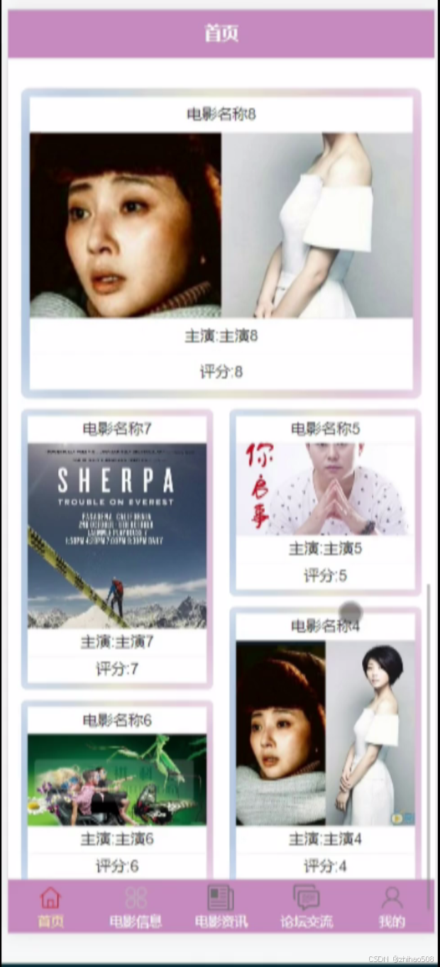 基于pythonflask框架的基于小程序的电影爱好者论坛（开题程序论文） 计算机毕设 Csdn博客