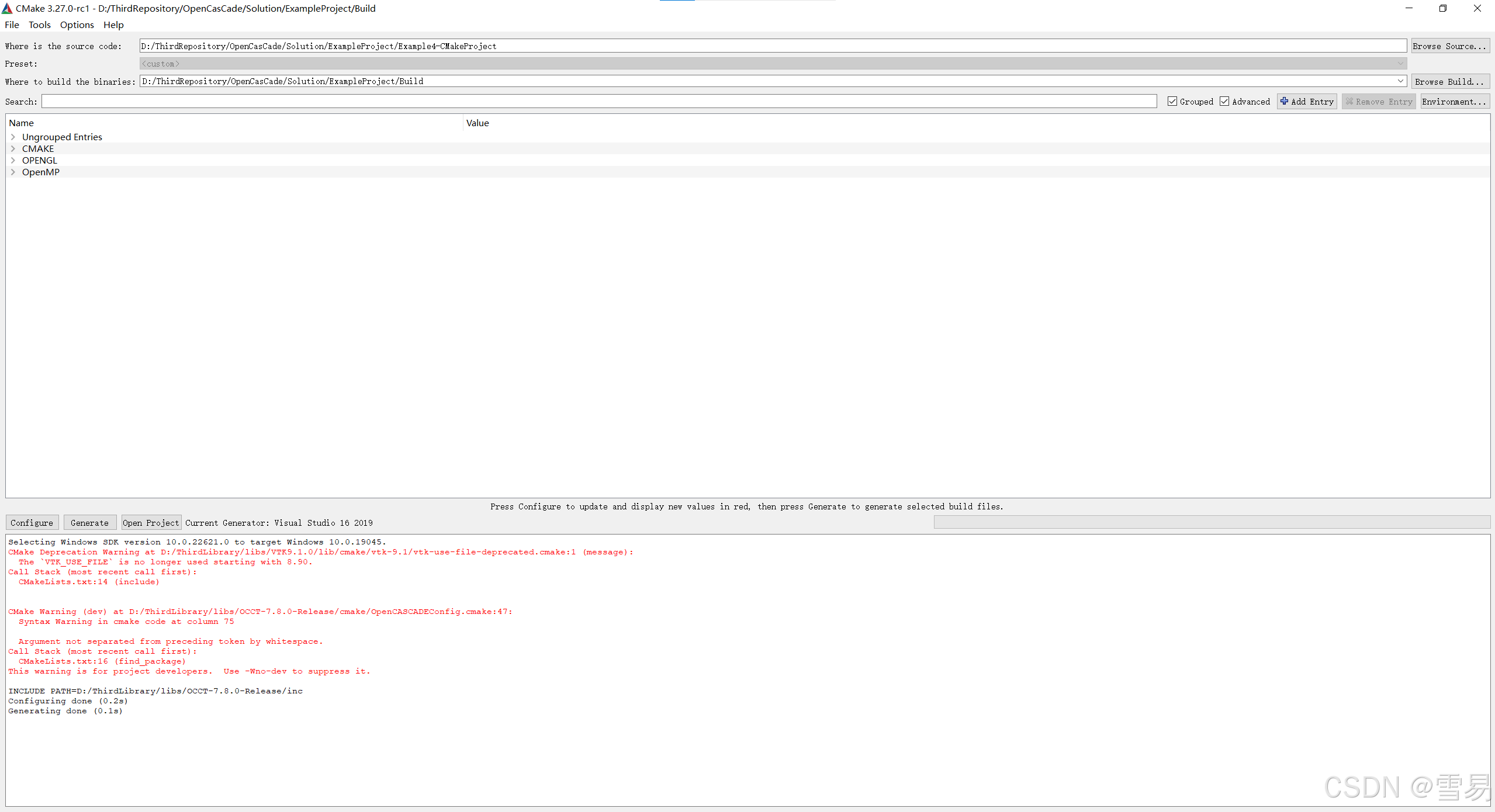 【OCCT】第4讲 OpenCasCade&VTK实现三维建模Demo-CMAKE_opencascade vtk-CSDN博客