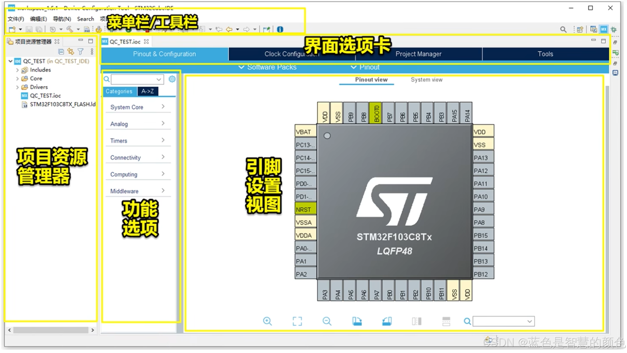 STM32CubeIDE基础使用教程—基于杨桃电子_stm32cubeide使用教程-CSDN博客