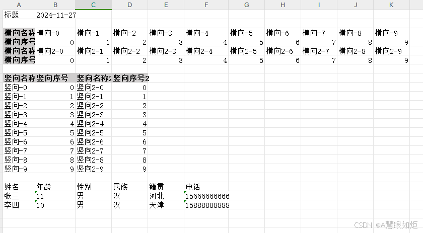 Easyexcel根据模块导出exceleasyexcel根据模板导出excel Csdn Csdn博客 6127