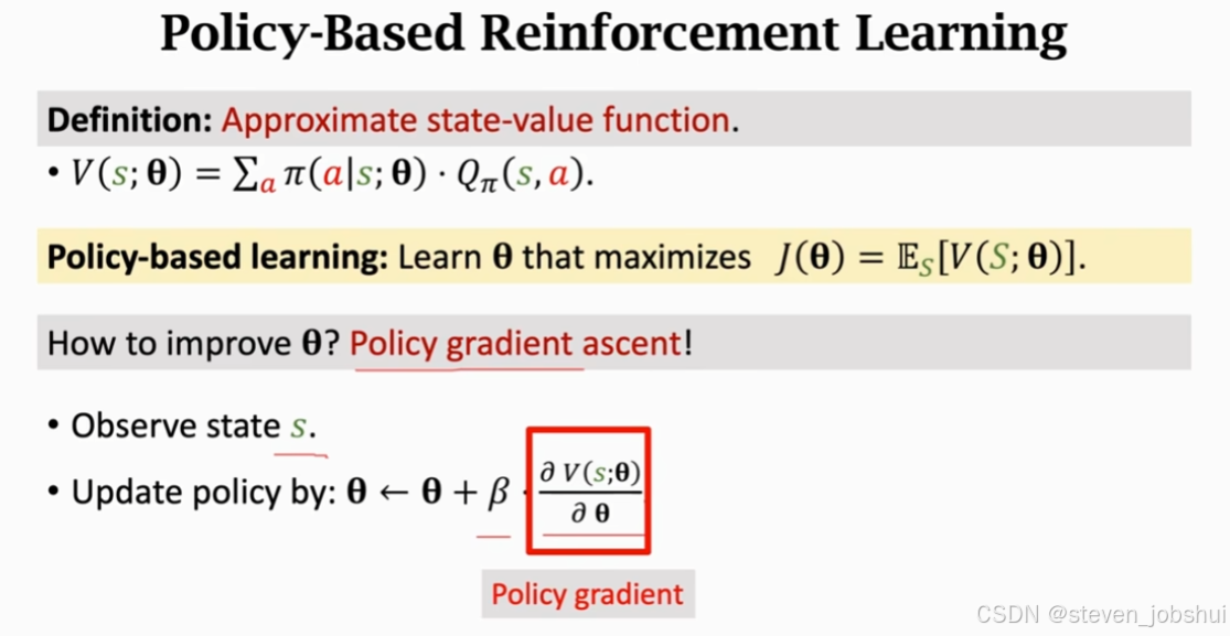 深度强化学习笔记（二）——Value-Based Reinforcement Learning-CSDN博客