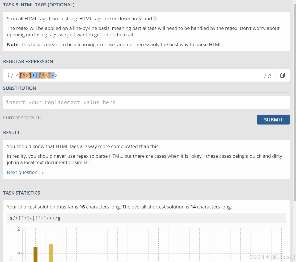 regex101网站Regex Quiz练习答案及笔记分享_check if a string contains the word word in it (ca-CSDN博客
