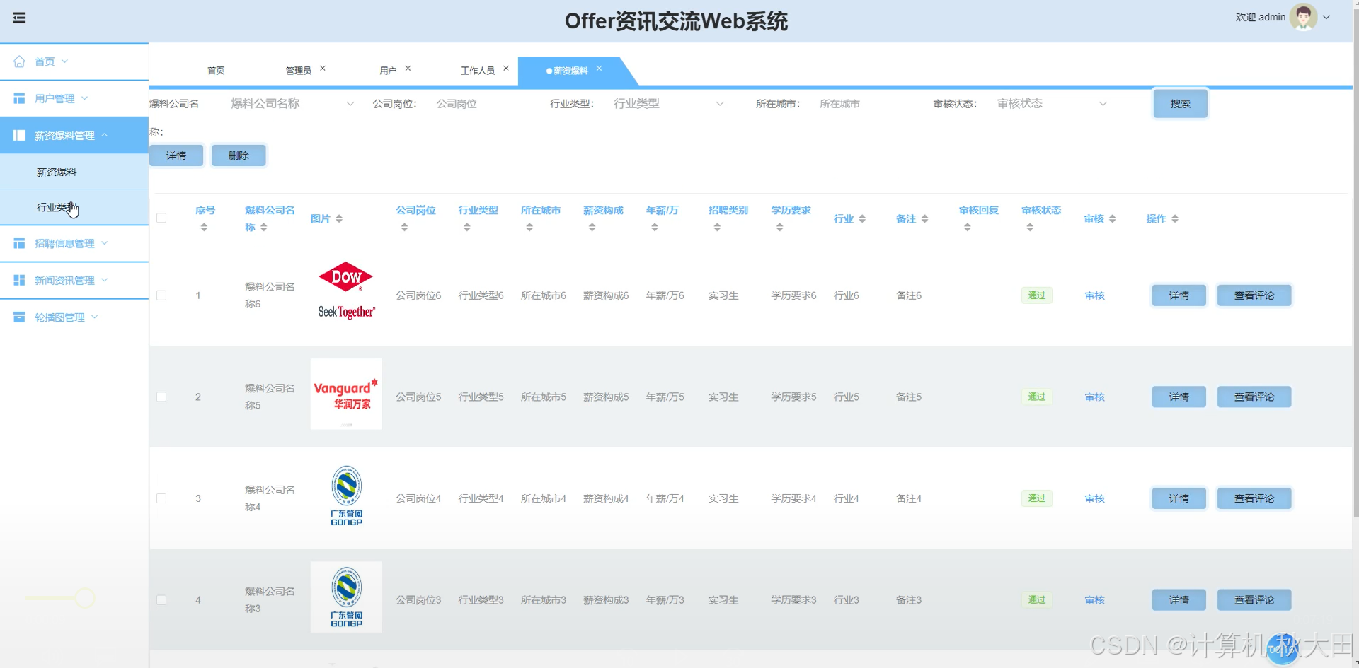 2026精选课题-基于Java Offer资讯交流Web系统的设计与实现-CSDN博客