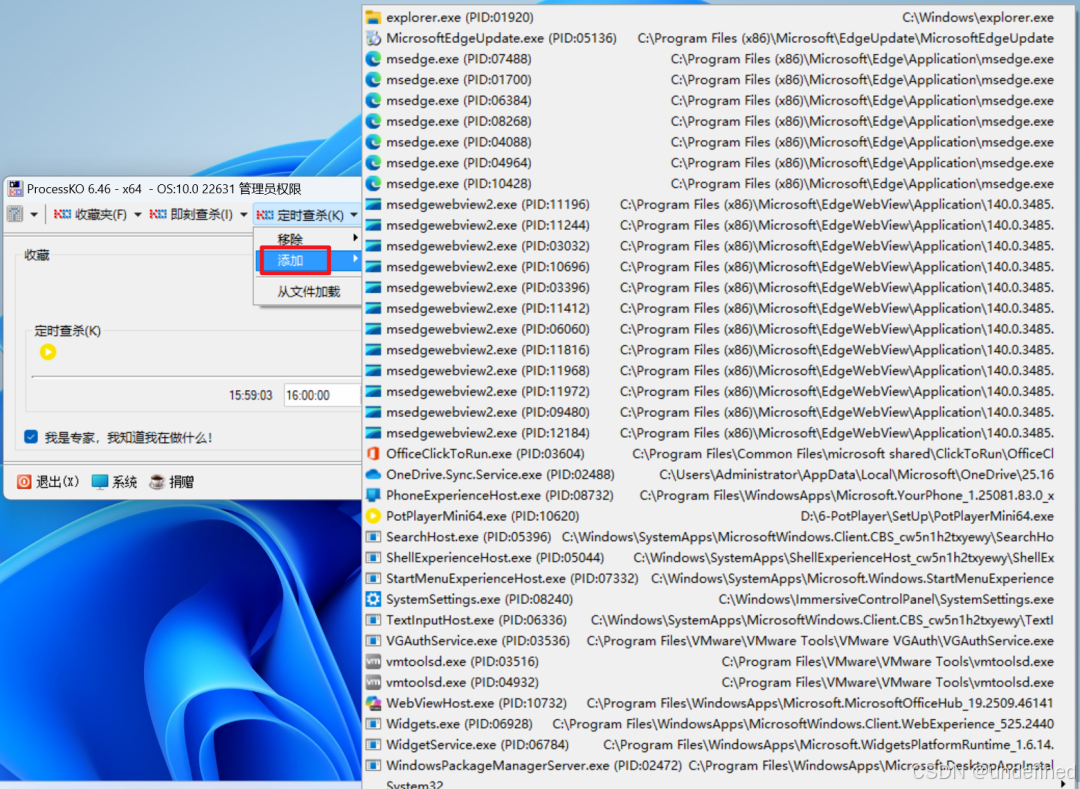 ProcessKO 进程杀手：定时结束程序，家有神兽必备控时工具！-CSDN博客