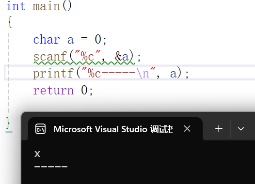 【scanf函数的简单使用】以下代码均可在visual上验证_visual studio中scanf-CSDN博客