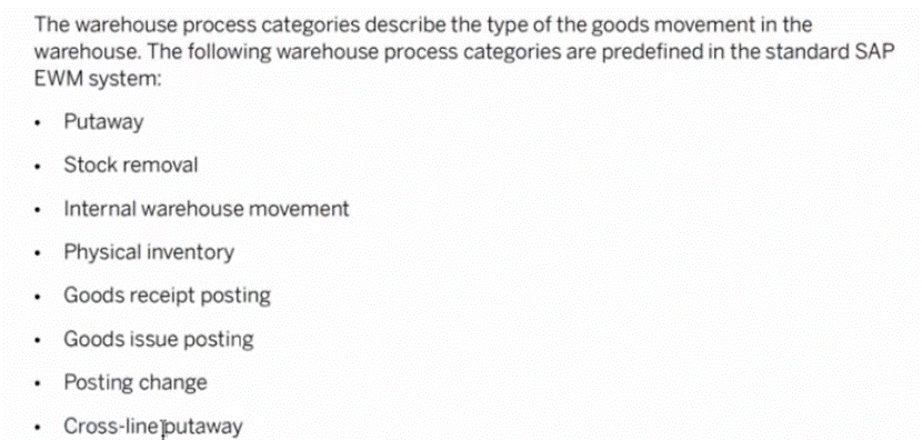 SAP EWM初阶之Warehouse Process Type_sap ewm视频-CSDN博客