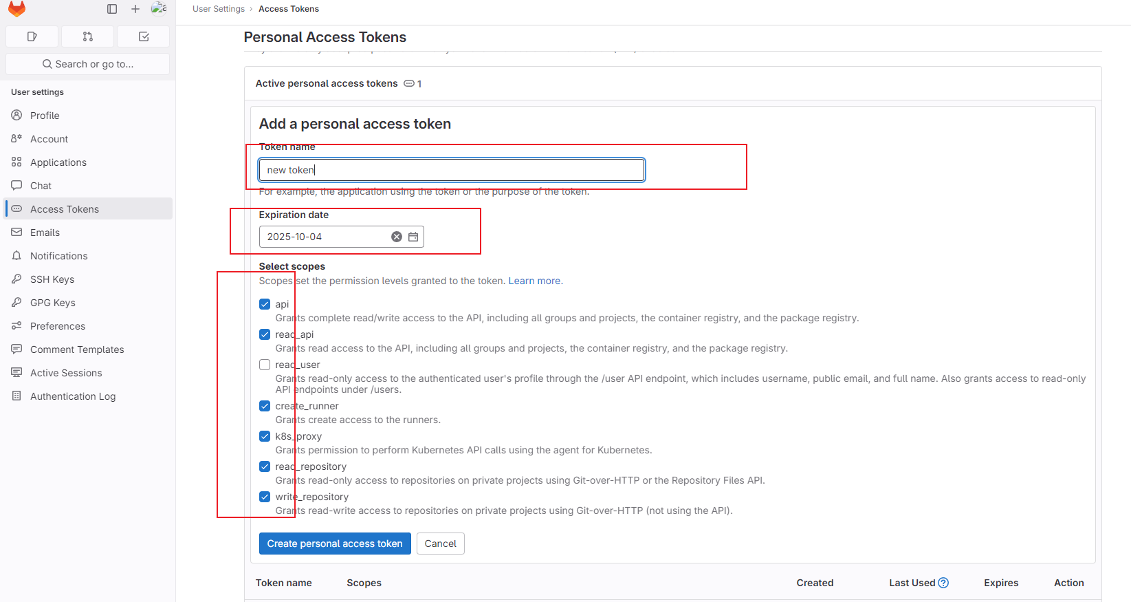 GitLab获取Access Token（访问令牌的）方法_gitlab access token-CSDN博客