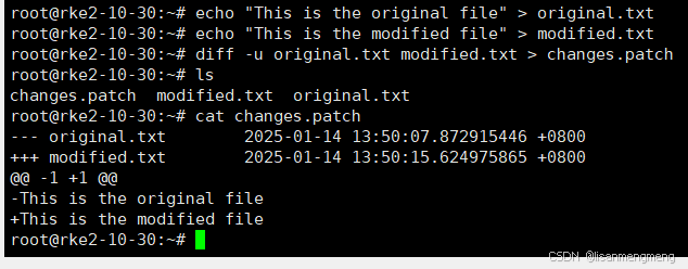 Patch 命令介绍和使用案例patch命令 Csdn博客