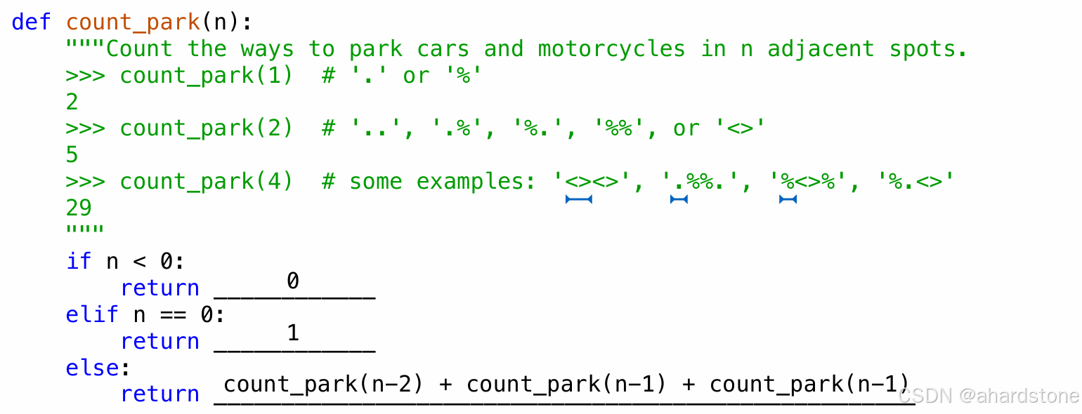 【CS61A 2024秋】Python入门课，全过程记录P2（Week3 Environments到Week4 Tree Recursion）-CSDN博客