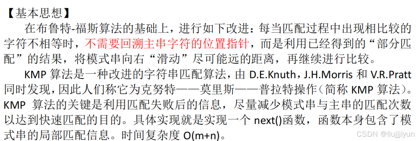 字符串模式匹配 Kmp算法（1） Csdn博客