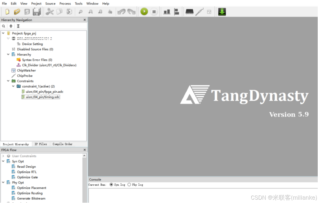 [米联派-安路飞龙DR1-FPSOC] FPGA基础篇连载-08 FPGA多路分频器实验_安路 ila-CSDN博客