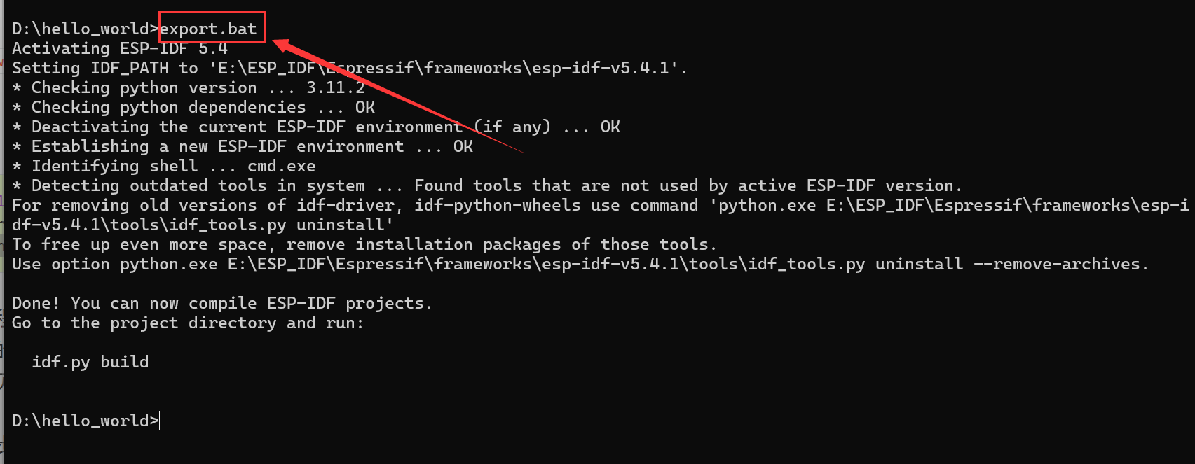 记录：简单的在Windows上搭建ESP-IDF环境以及编译下载等操作。_esp-idf配置-CSDN博客