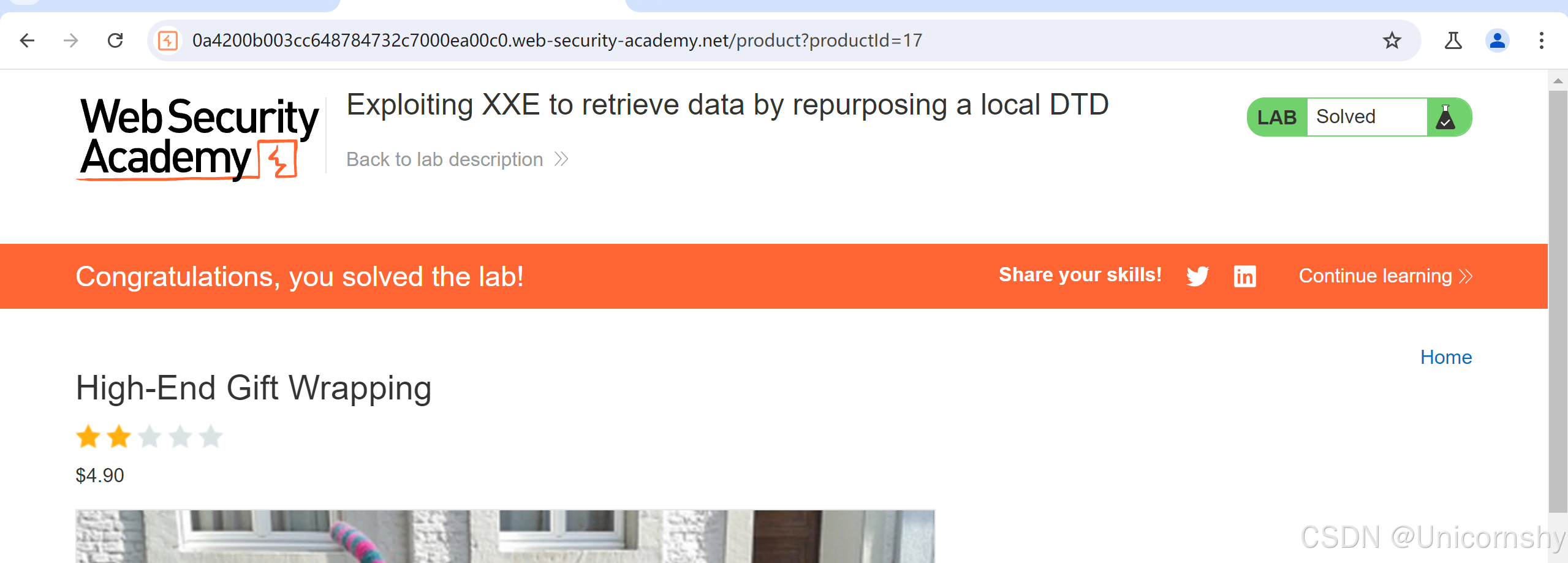 Burpsuite靶场之XML外部实体XXE注入（有回显+无回显）_有回显和无回显 xxe注入-CSDN博客