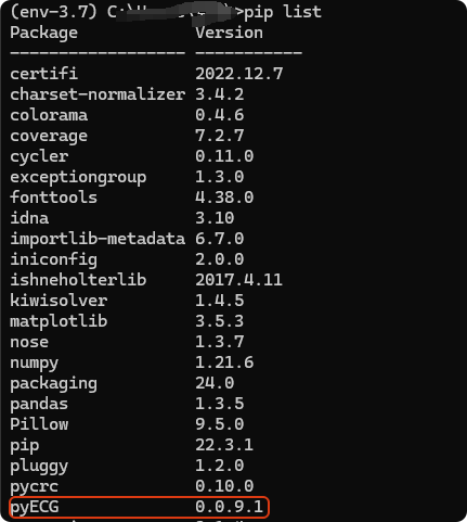 Python3.7成功安装pyecg库全攻略_conda 3.7-CSDN博客