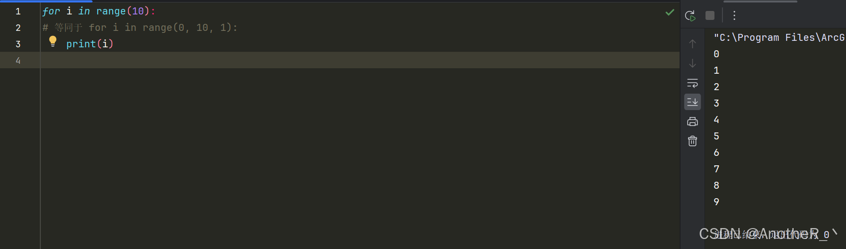 ArcGIS Pro Python 零基础快速上手 （1.3）Python 循环_python+arcgispro-CSDN博客