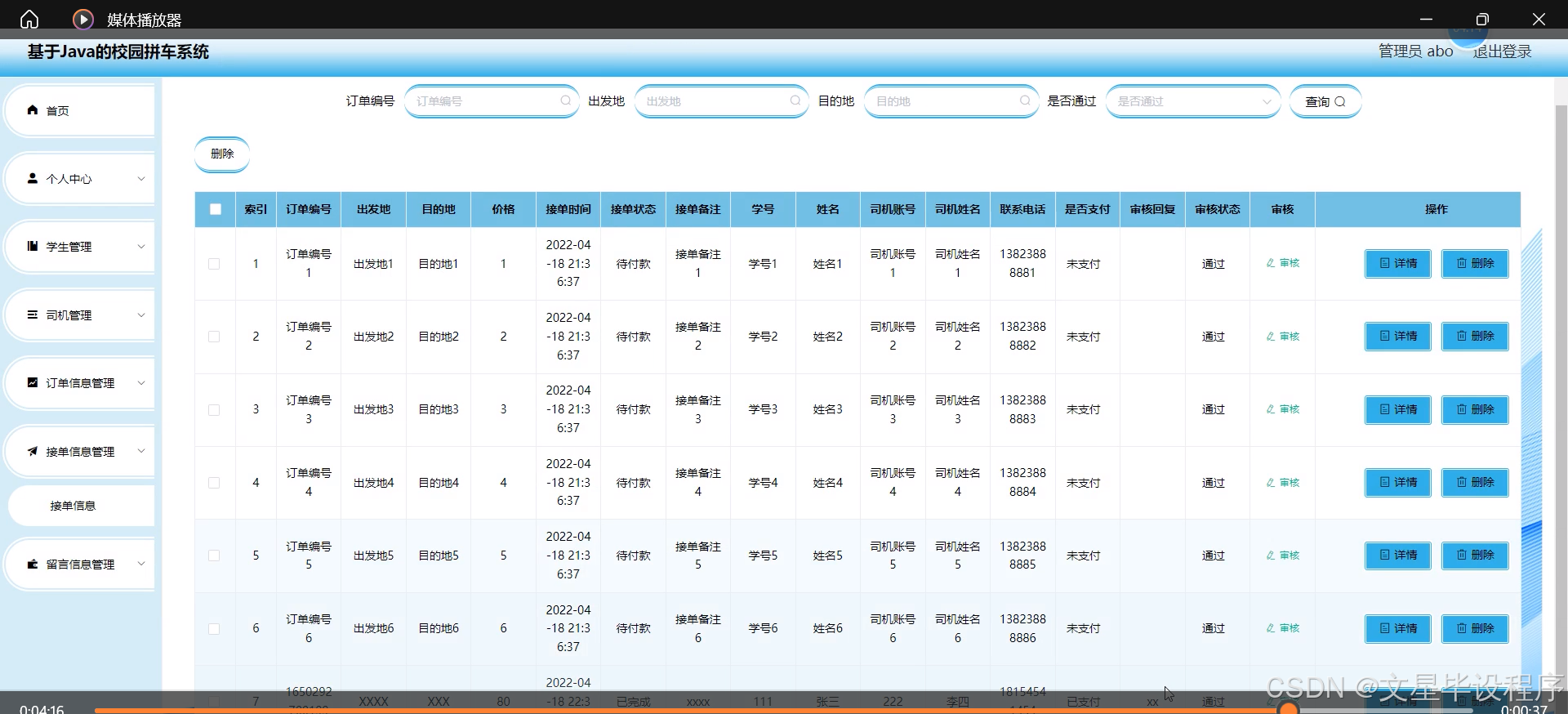 基于ssm+vue基于的校园拼车系统(开题报告+源码+论文)-CSDN博客