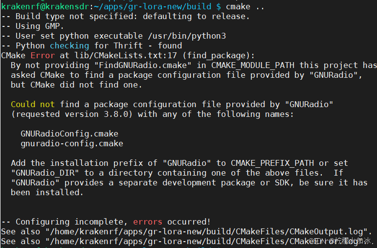 gr-lora_sdr如何安装到树莓派debian系统（GNU radio3.8）中_gnuradio 扩频-CSDN博客