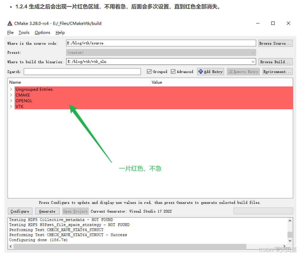 详细图文讲解cmake3282编译vtk930,包含详细的编译环境版本cmake编译vtk Csdn博客