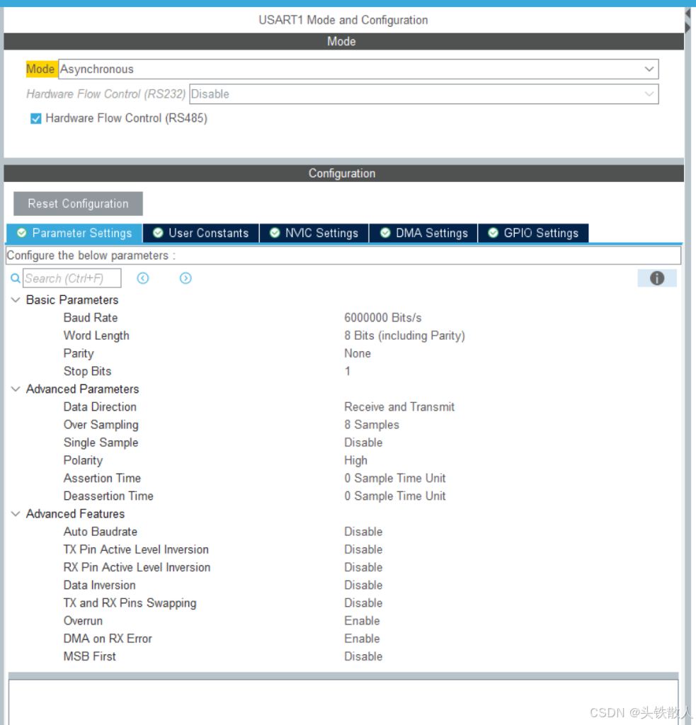 CubeMX_USART_配置_cubemx usart-CSDN博客