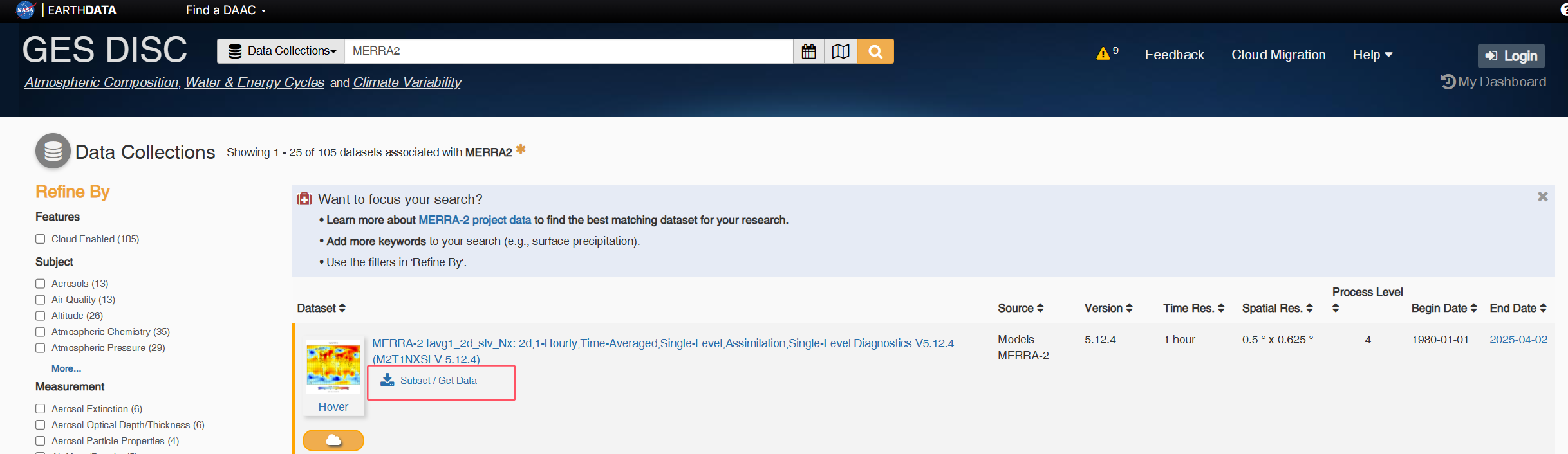 【保姆级教程】MERRA-2大气可降水量PWV数据下载、读取。_merra-2数据下载-CSDN博客