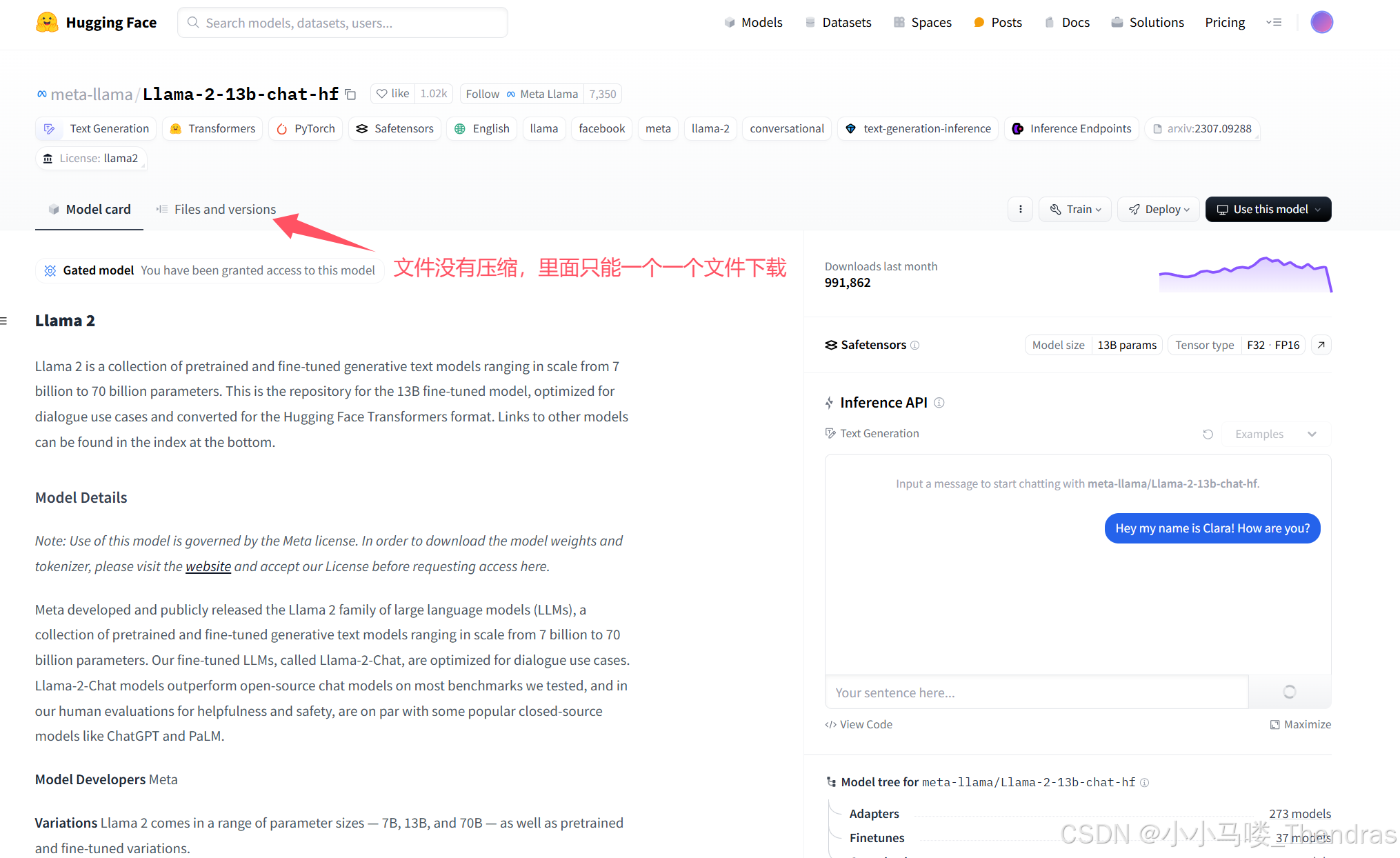 轨迹预测学习——蠢蛋踩雷，如何下载meta-llama/Llama-2-13b-chat-hf-CSDN博客