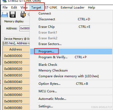 02.02.02.STM32F407ZGT6 快速熟悉篇（使用 STM32 ST-LINK utility：烧录程序 ）_stm32f407zgt6烧录程序-CSDN博客