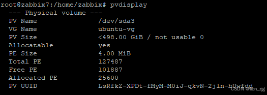 ubuntu系统盘扩容_ubuntu--vg-ubuntu--lv只有100g-CSDN博客