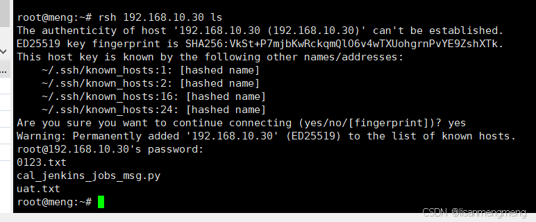 rsh 命令介绍和使用案例-CSDN博客